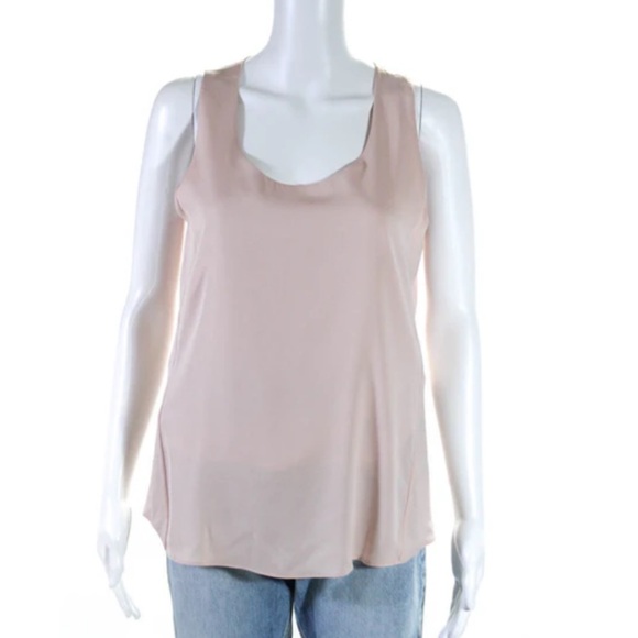 Theory | Tops | New Theory Satin Tank Pale Pink | Poshmark